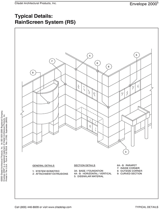Envelope 2000® RainScreen (RS) - Citadel Architectural Products